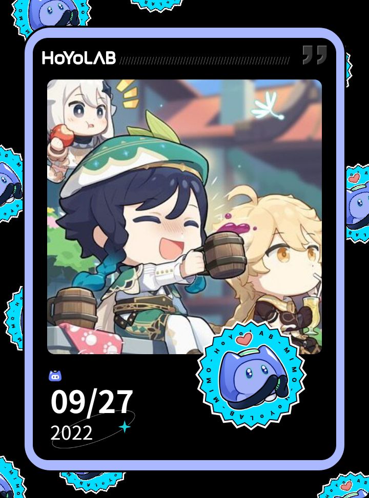 09/27 Diary -# Those Memorable Stories Genshin Impact | HoYoLAB