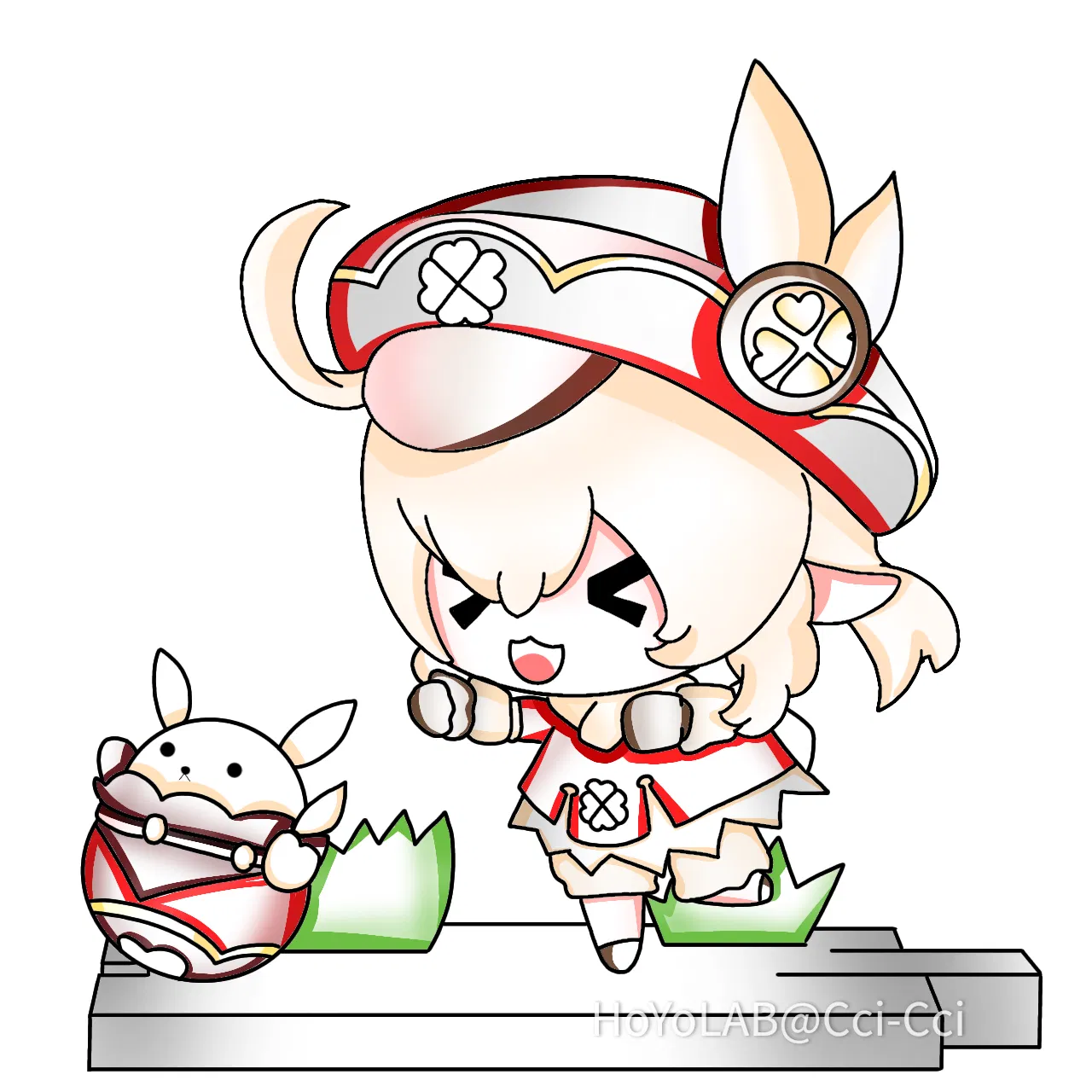 Cute Chibi Klee Figure Drawing Genshin Impact | HoYoLAB