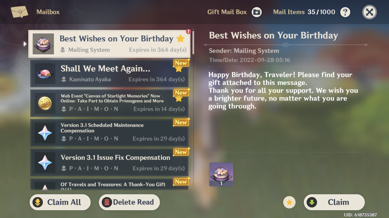 HAPPY BIRTHDAY Genshin Impact | HoYoLAB