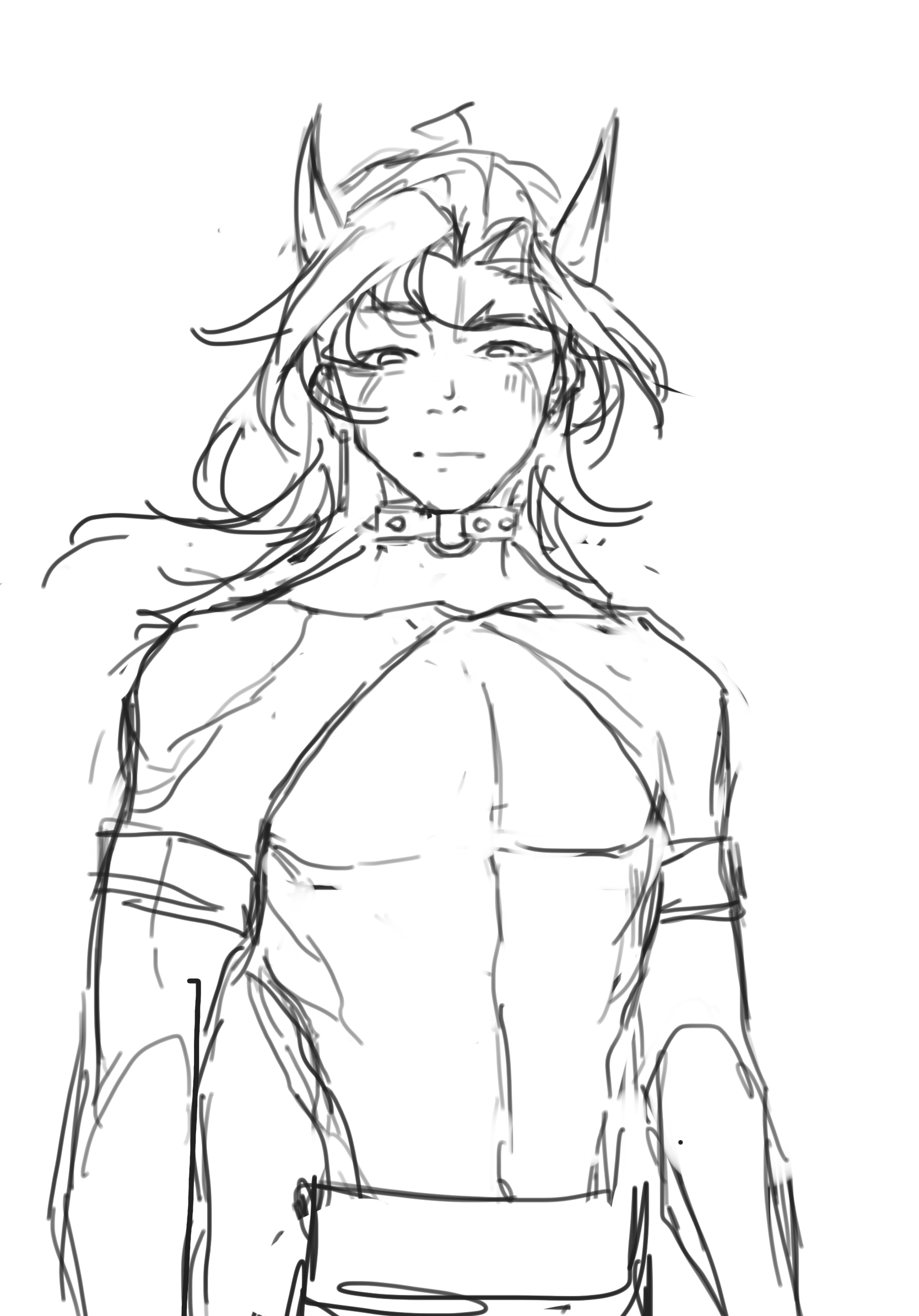 Quick sketch of Itto Genshin Impact | HoYoLAB