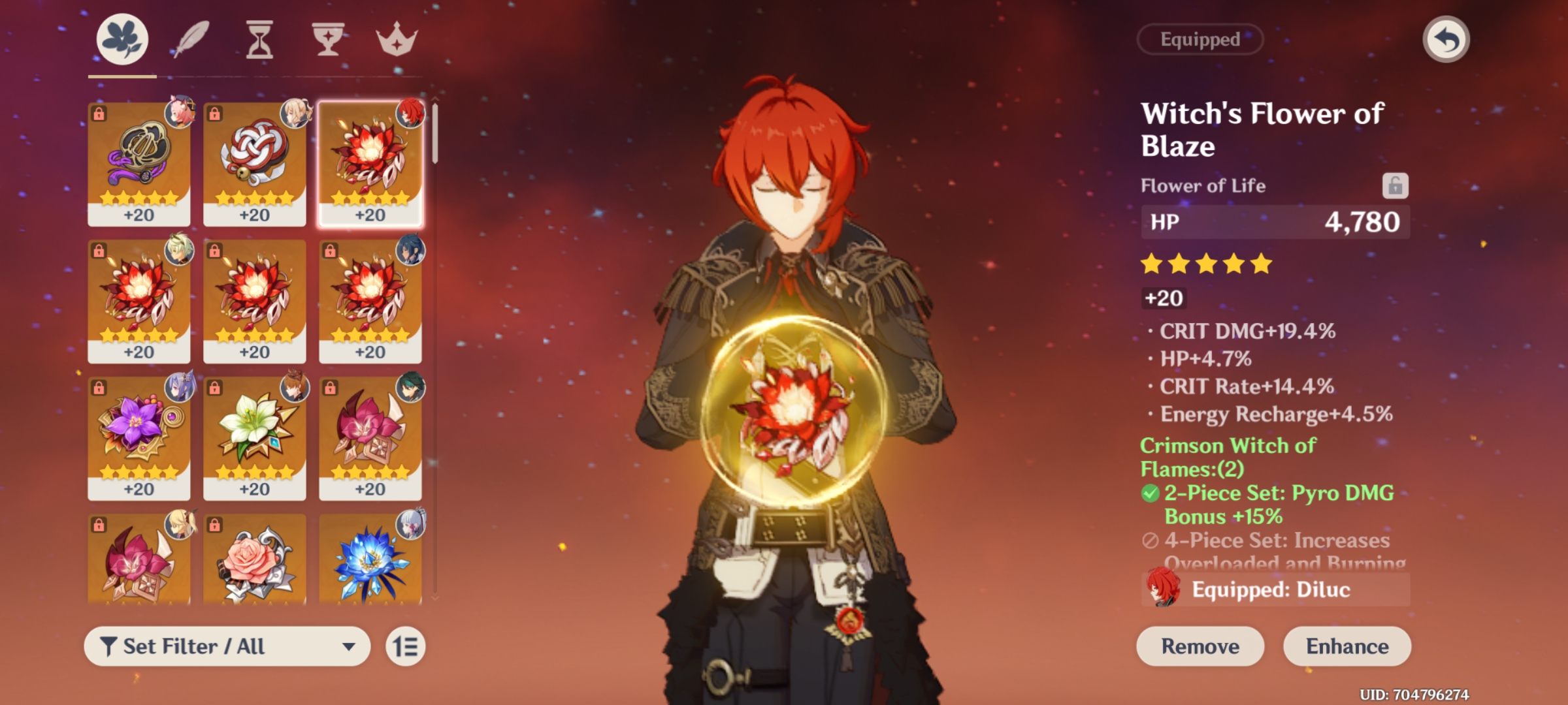 old days when I was playing diluc main DPS in my second team💓🥺i miss ...