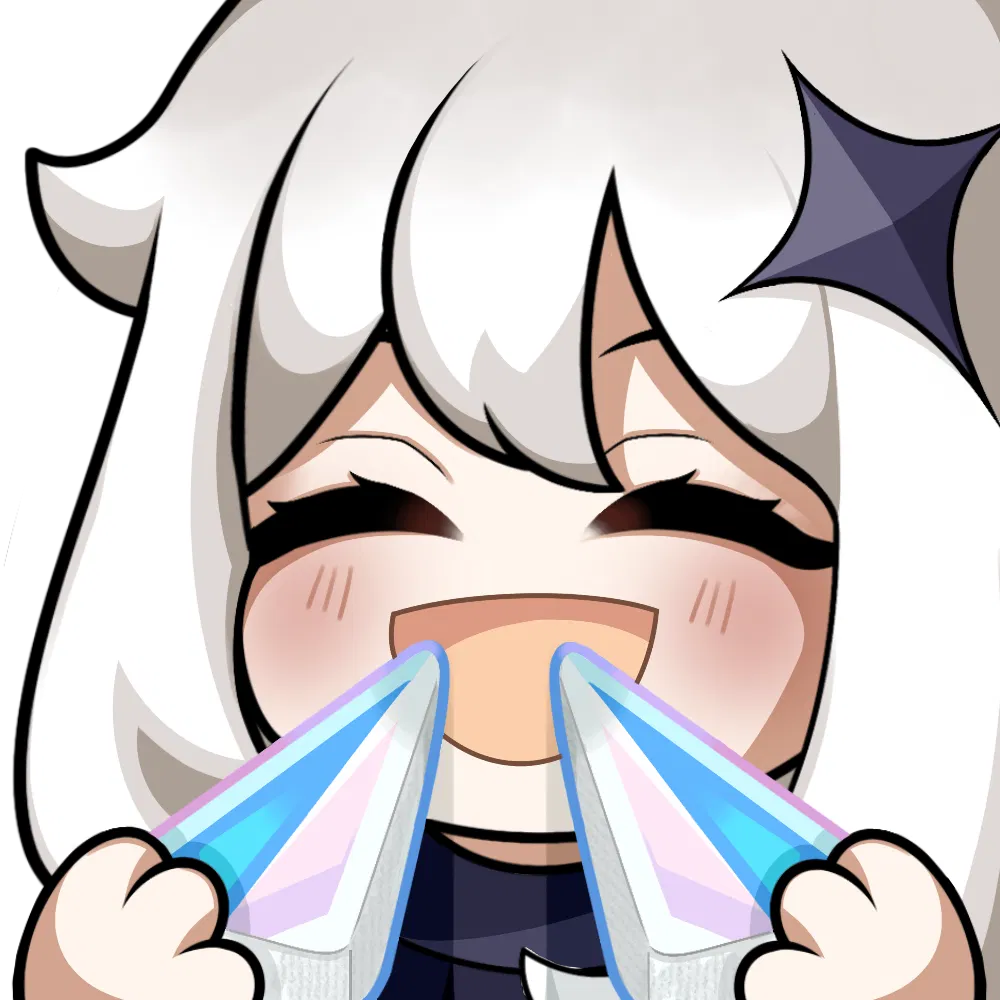 Paimon eating primogem cake 🎂💙💜💖 Genshin Impact | HoYoLAB