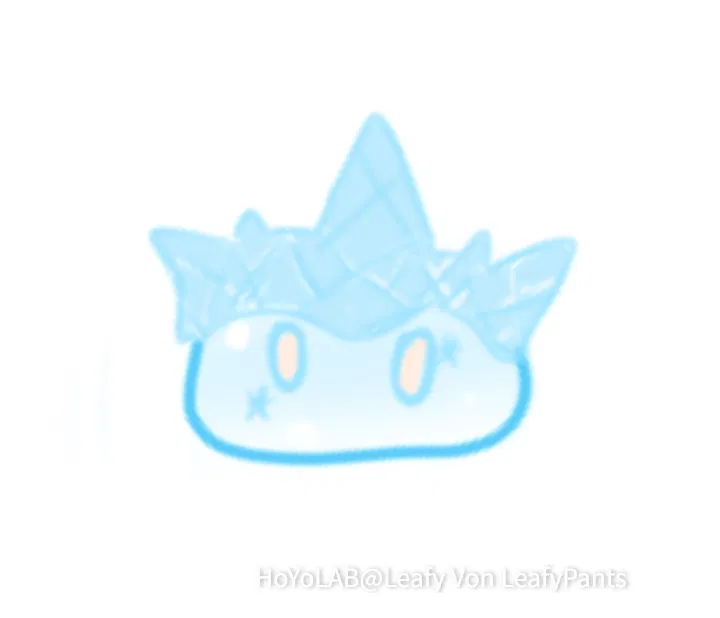 Cryo slime doodles Genshin Impact | HoYoLAB