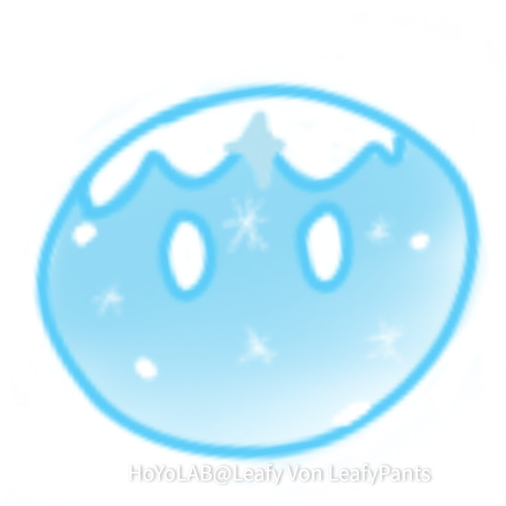 Cryo slime doodles Genshin Impact | HoYoLAB