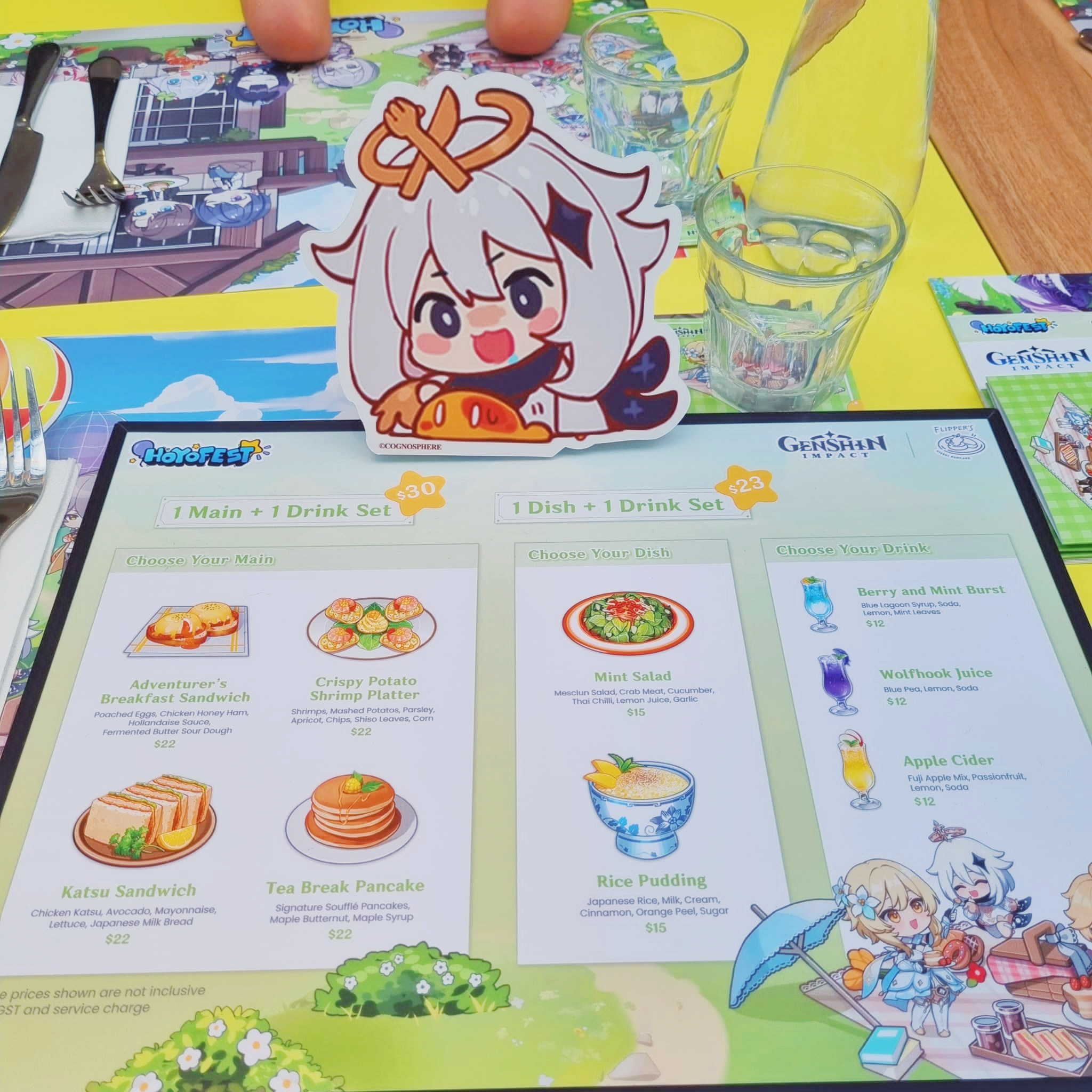 😍😍😍First time visiting a genshin theme cafe! Genshin Impact | HoYoLAB