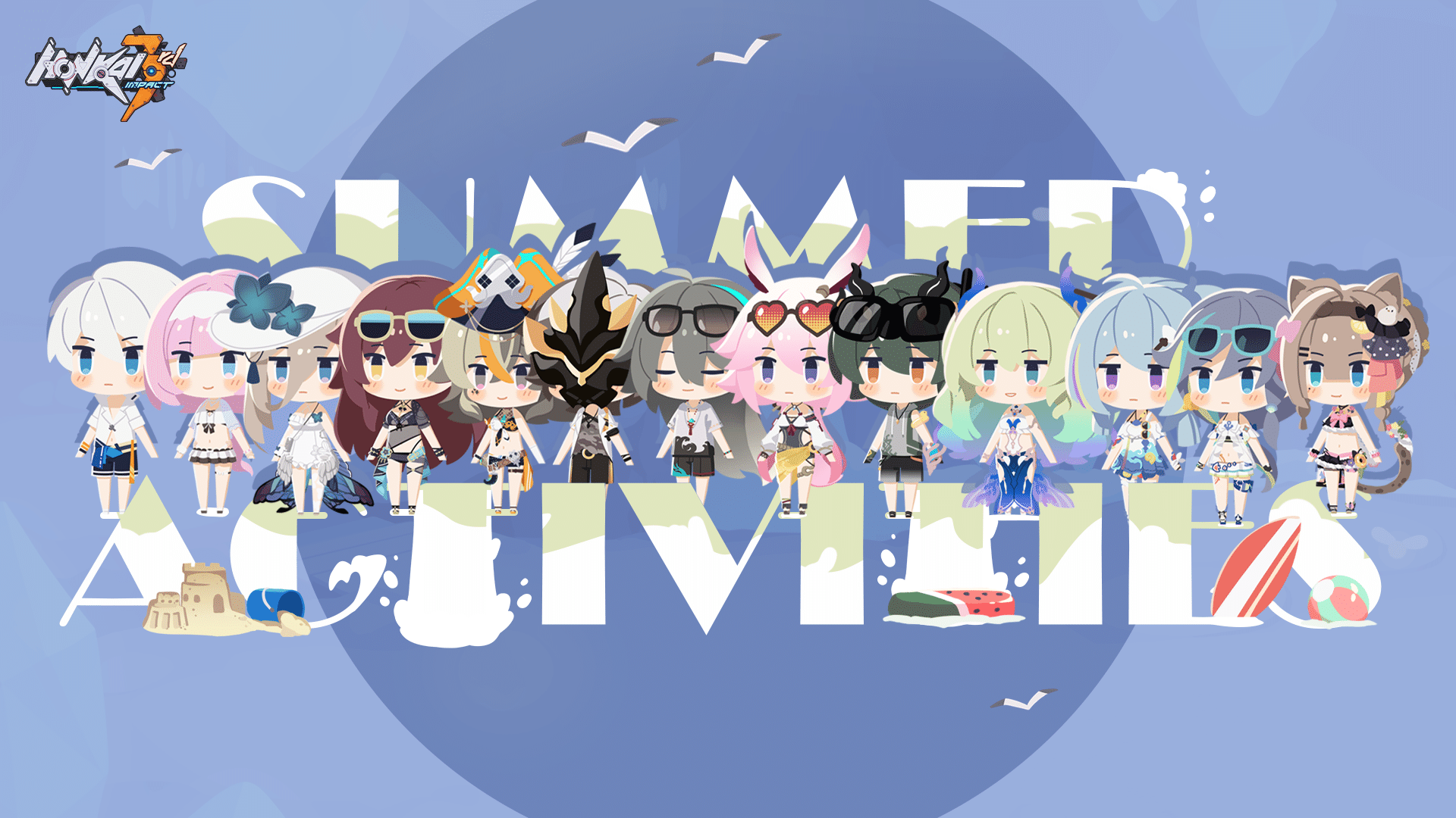 Flame chasers in summer outfits Honkai Impact 3rd | HoYoLAB