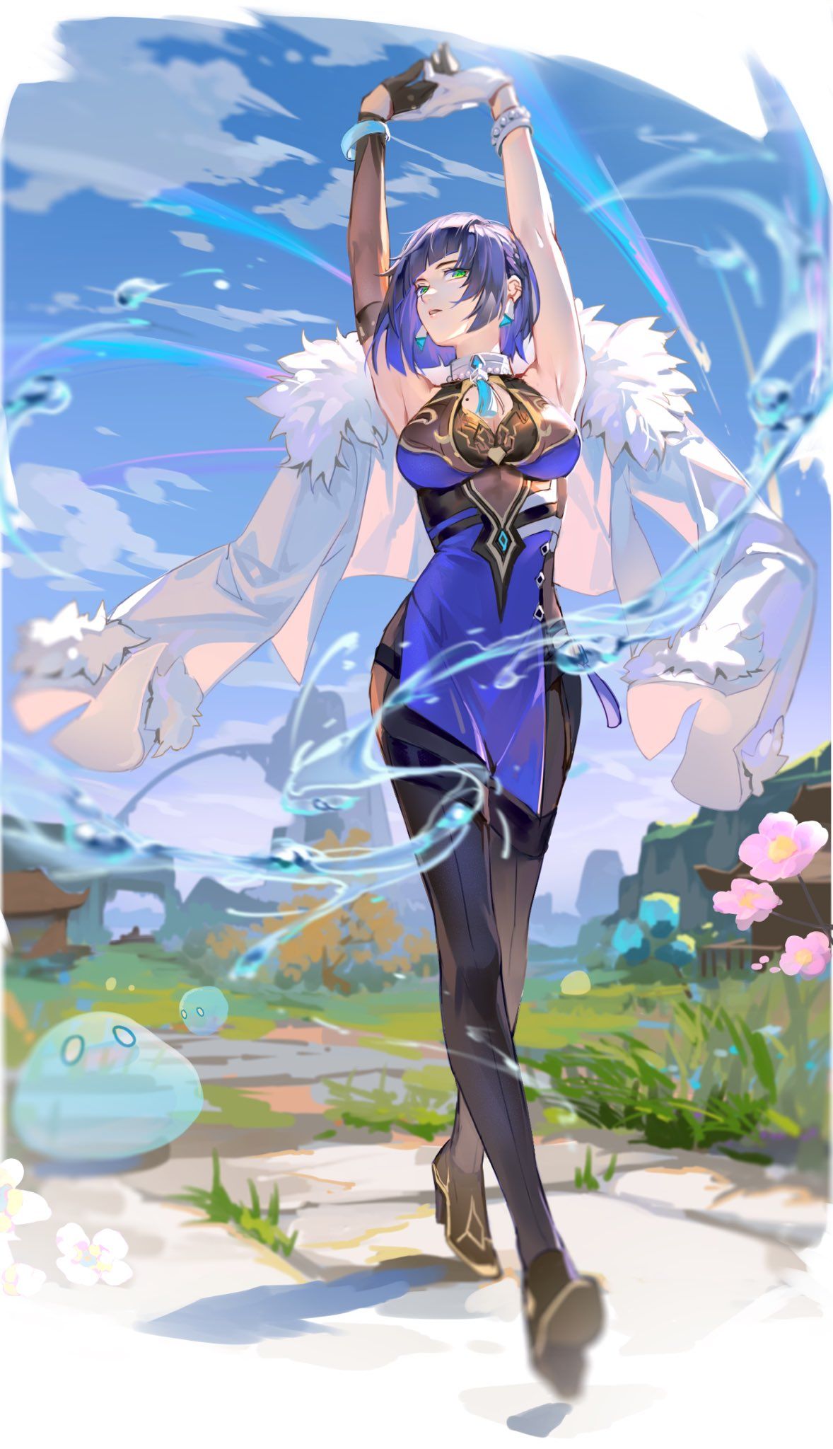 Yelan wishes you good luck Genshin Impact | HoYoLAB