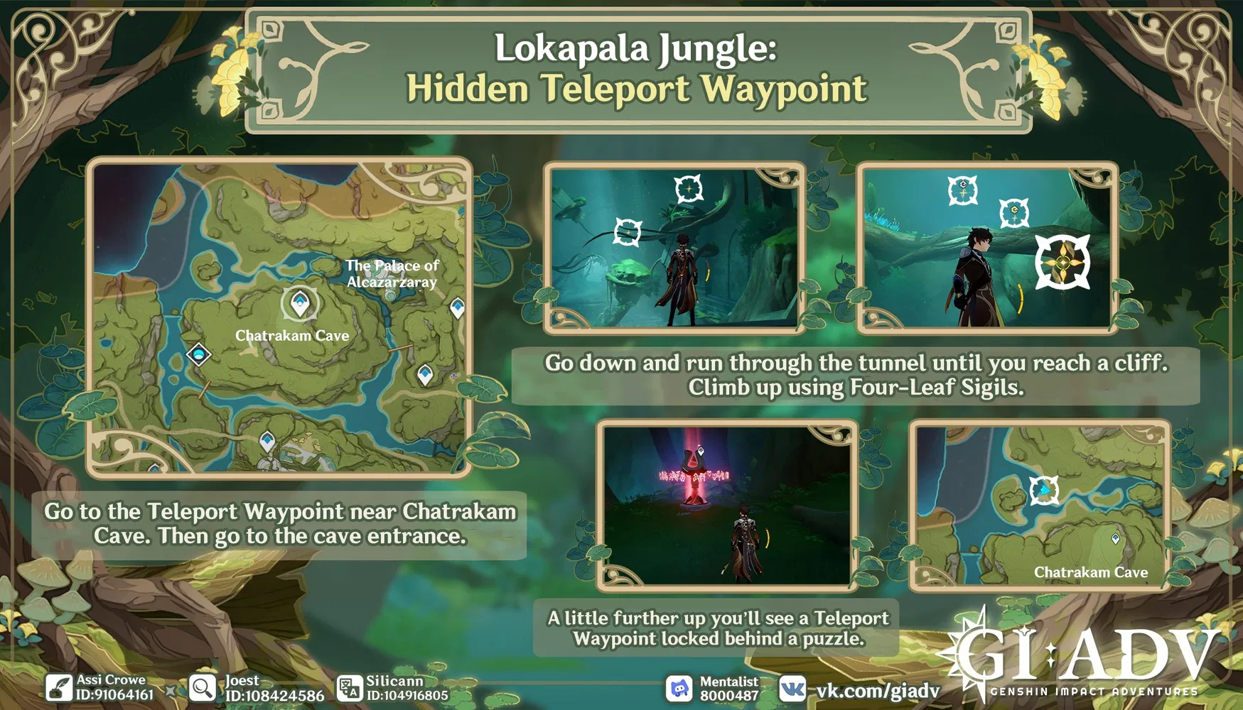 ☘Hidden 46th Teleport Waypoint in Lokapala Jungle | English version Genshin Impact | HoYoLAB