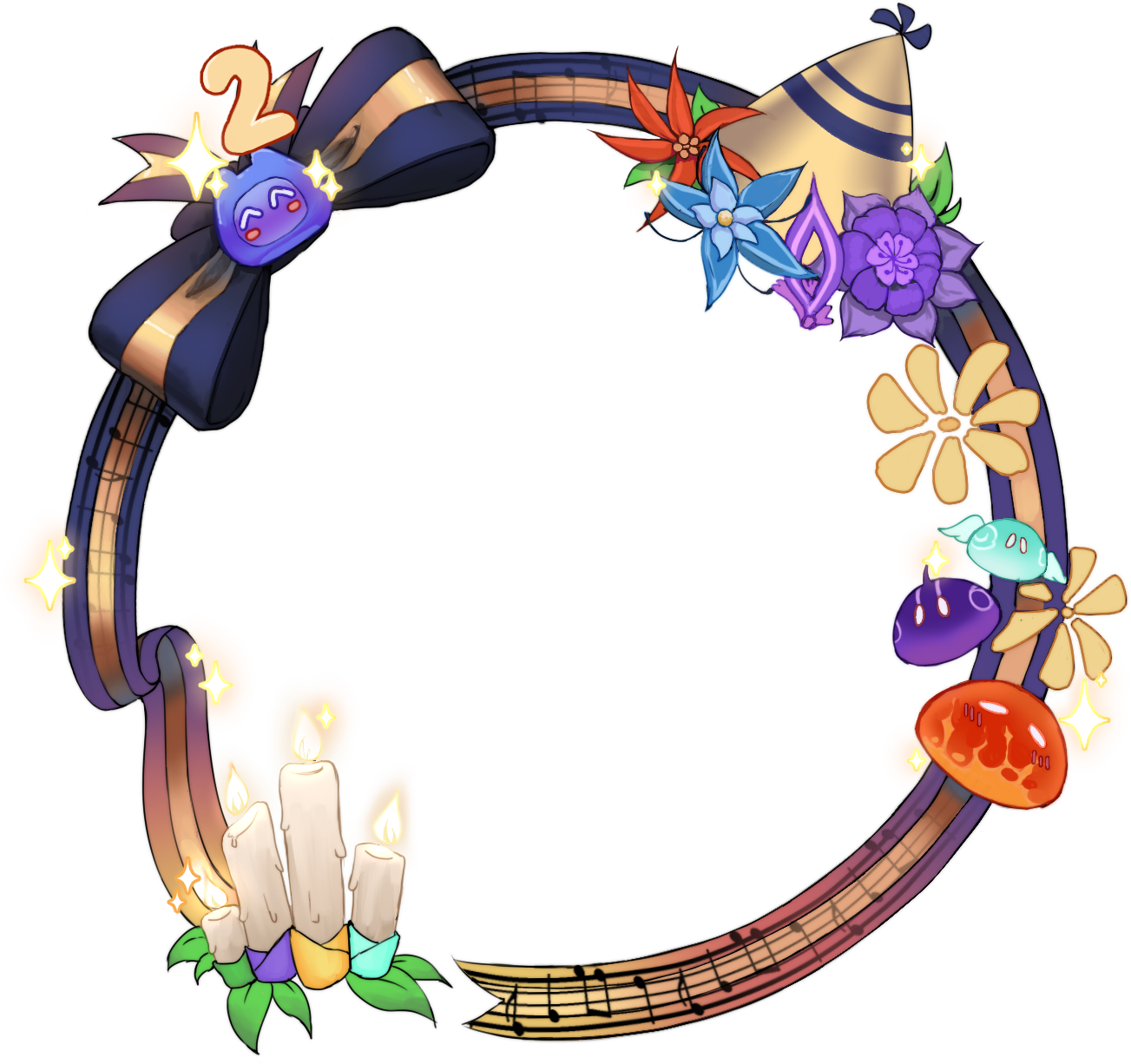 2nd Anniversary Avatar Frame Contest Genshin Impact | HoYoLAB