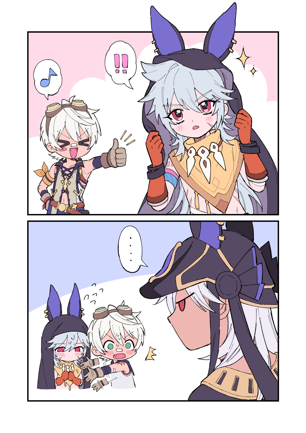 Moments between Bennett Razor and Cyno Genshin Impact | HoYoLAB