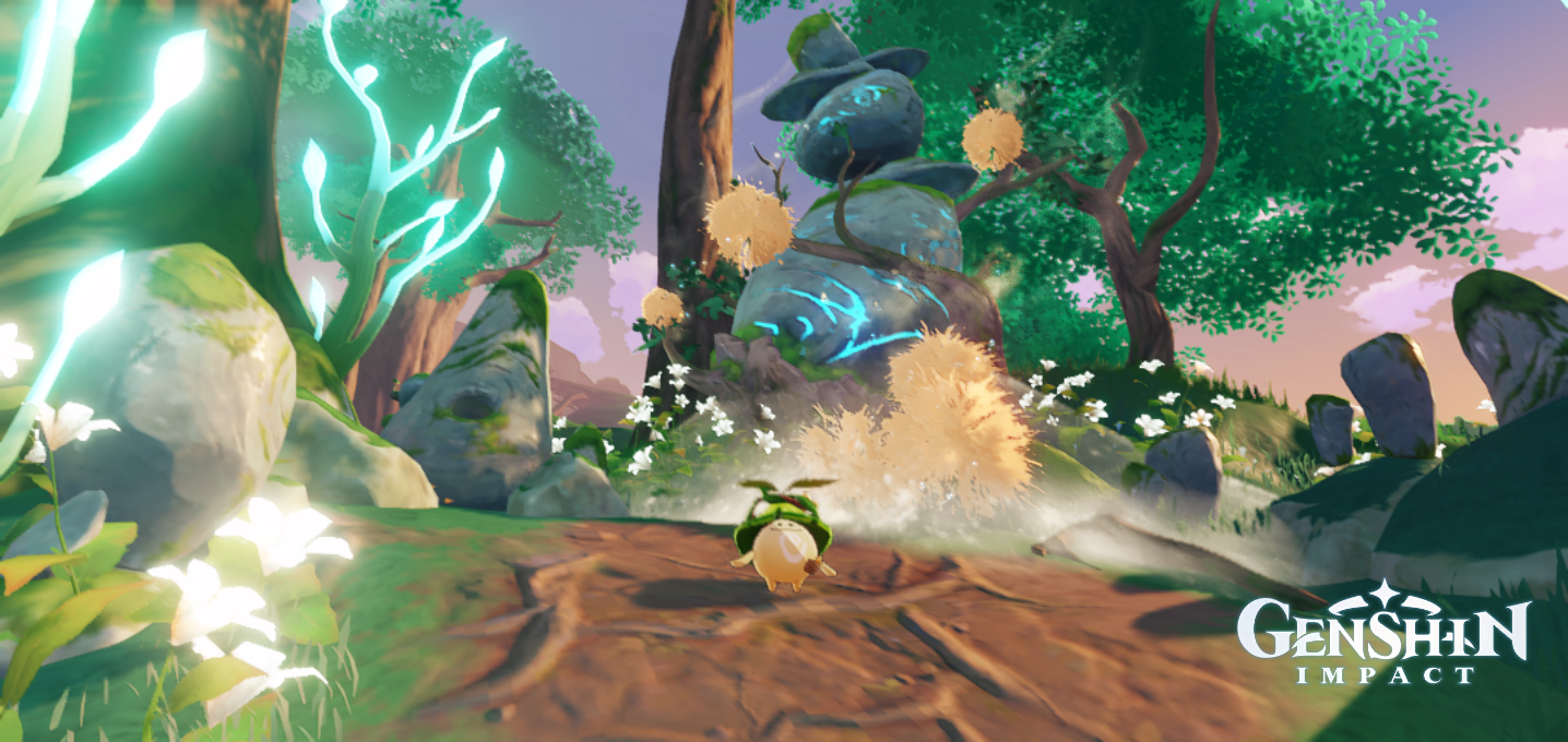 Aranara in the forest Genshin Impact | HoYoLAB