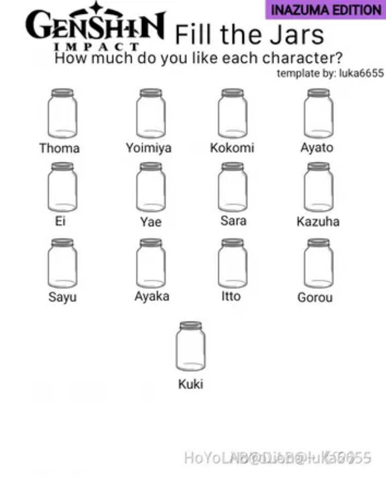 Fill the Jars Inazuma edition Genshin Impact | HoYoLAB