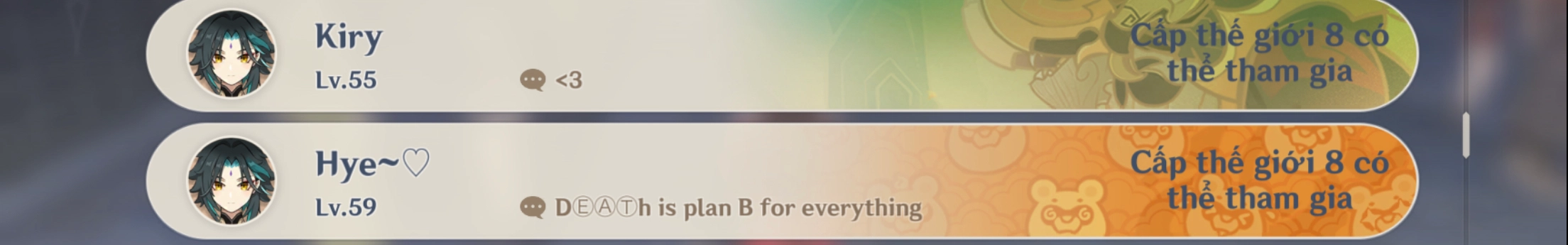 Beautiful signatures Genshin Impact | HoYoLAB