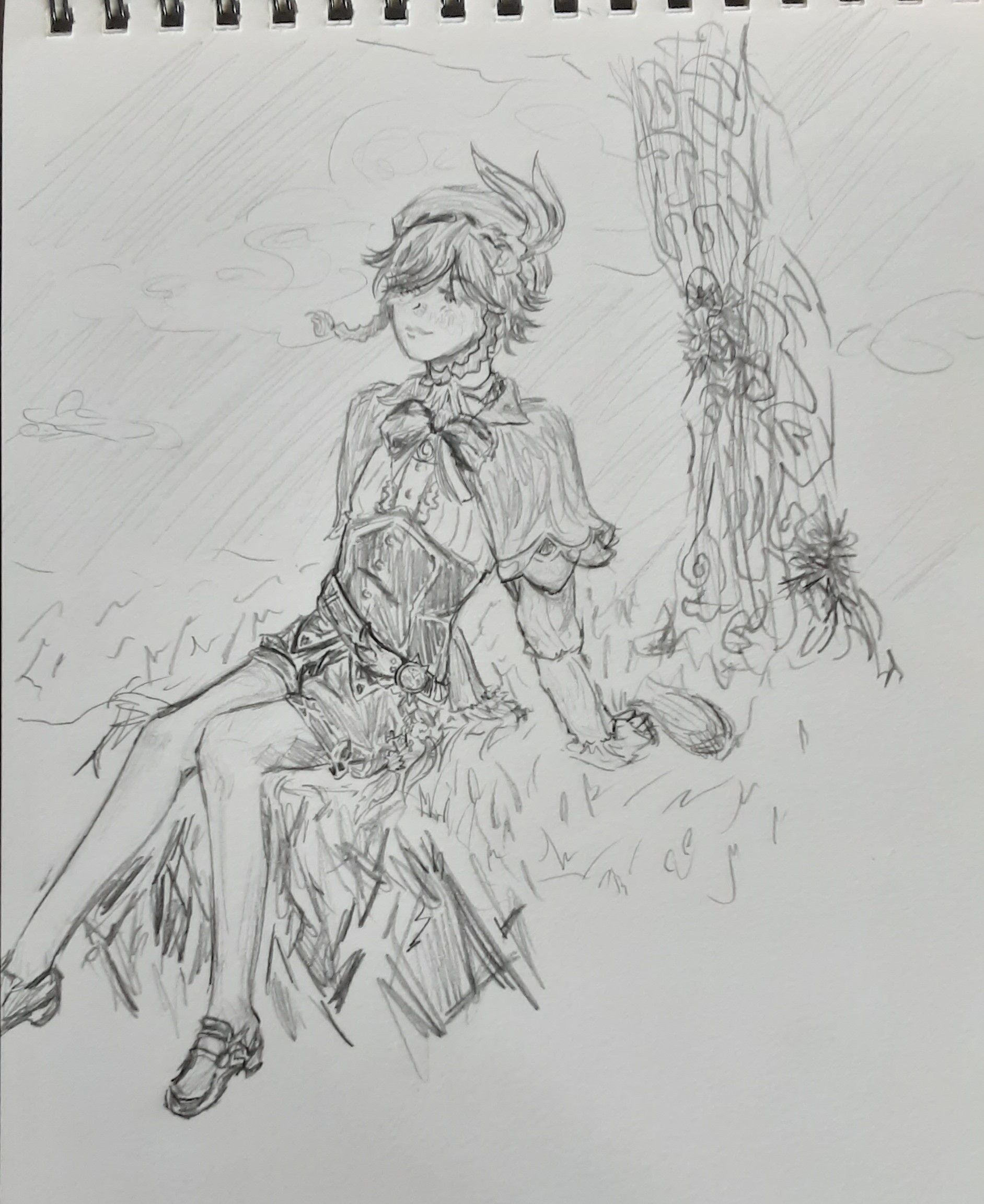 Venti drawing Genshin Impact | HoYoLAB