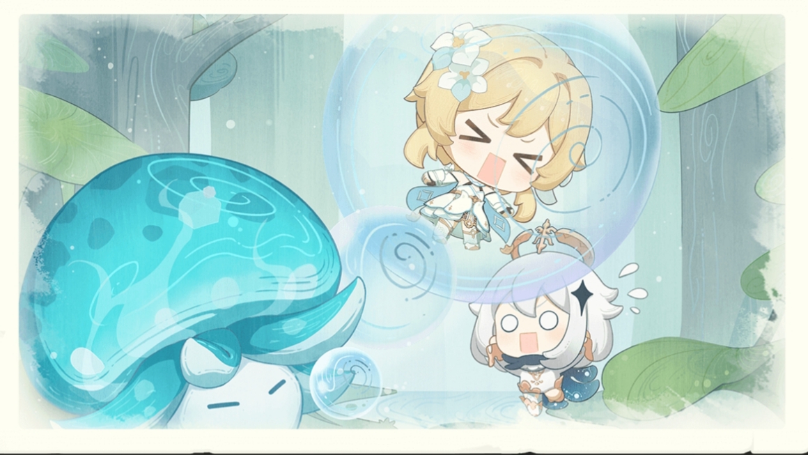 Bubble Trapped Genshin Impact | HoYoLAB