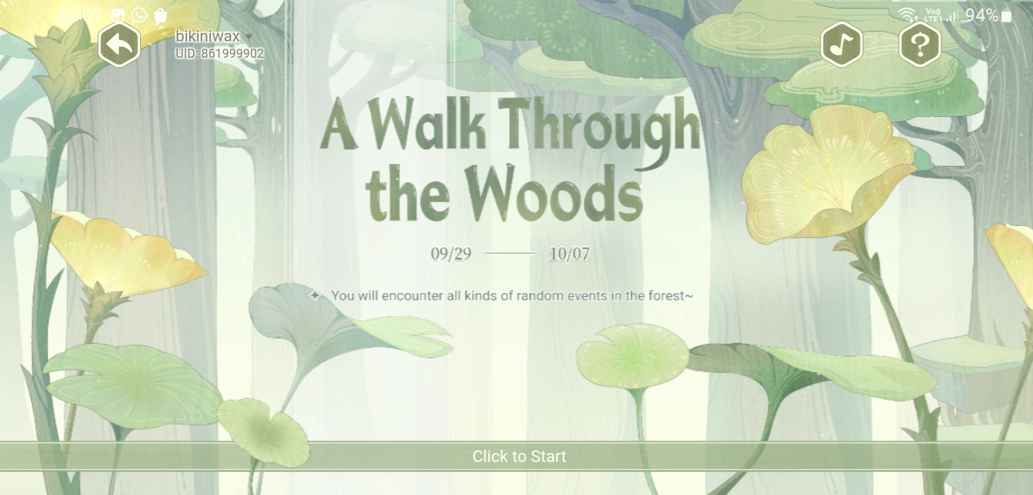 A walk through the woods | HoYoLAB