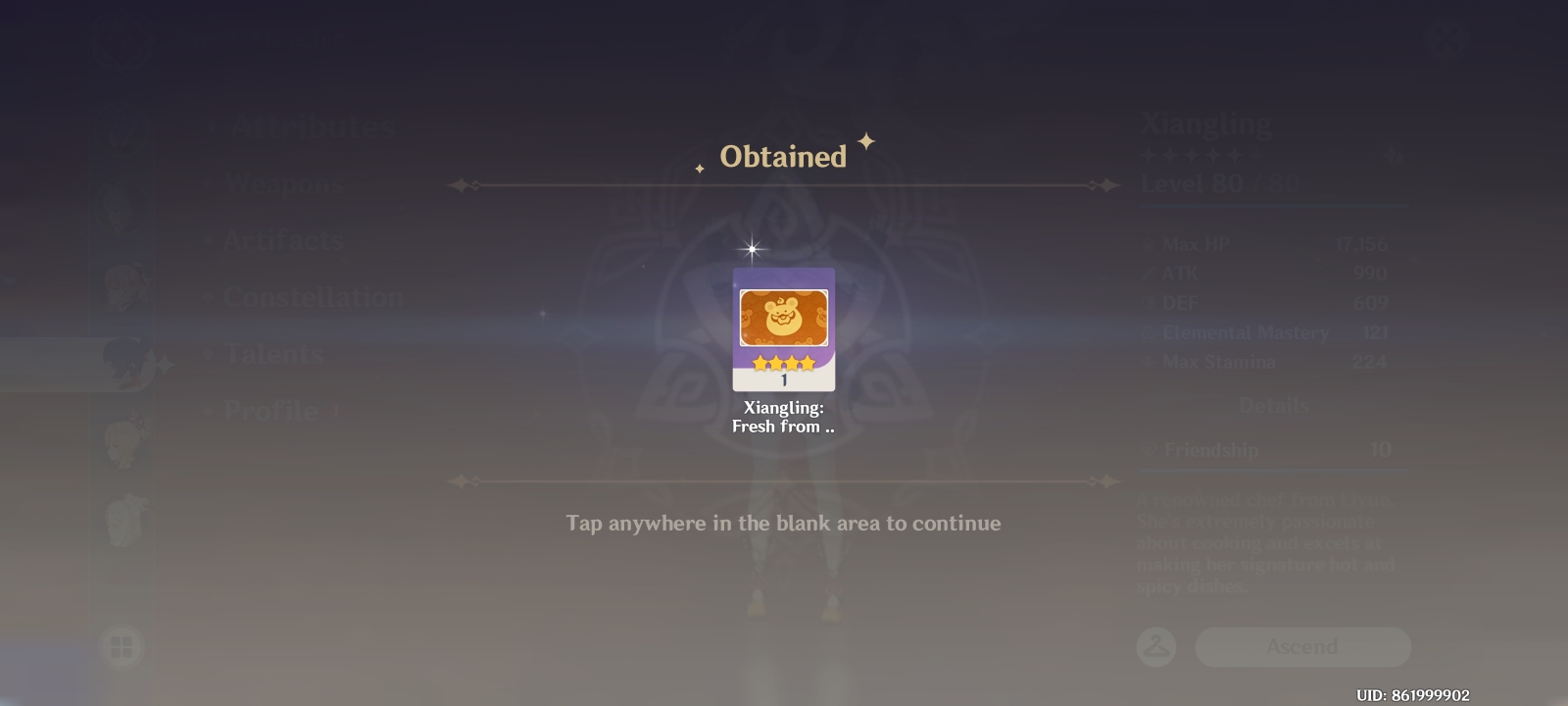 Reached friendship lvl 10 with Xiangling and Razor Genshin Impact | HoYoLAB