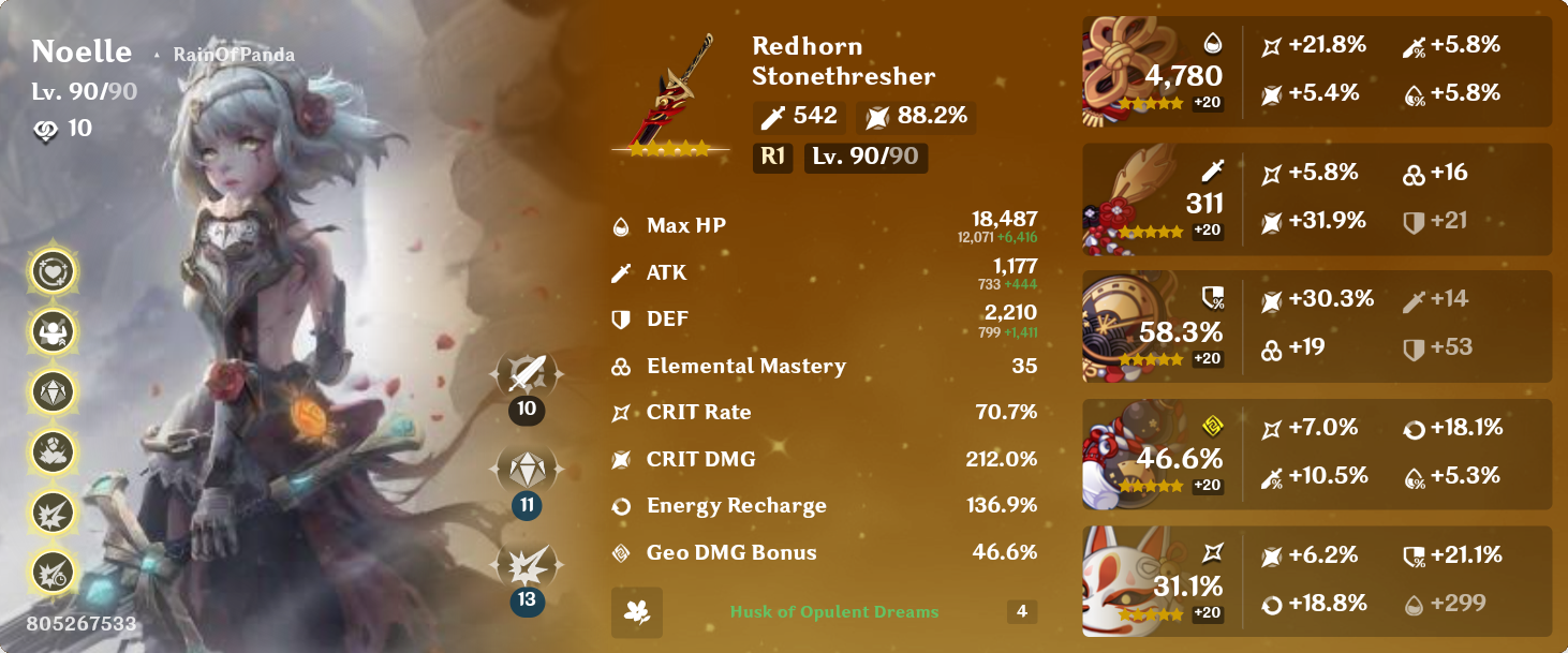 Noelle Build Genshin Impact | HoYoLAB