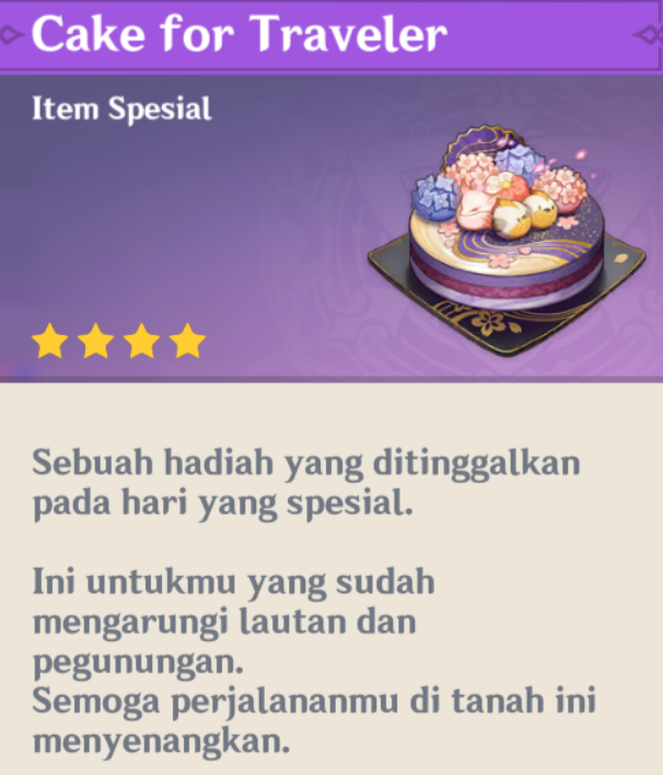 Cake for traveler😆 Genshin Impact | HoYoLAB