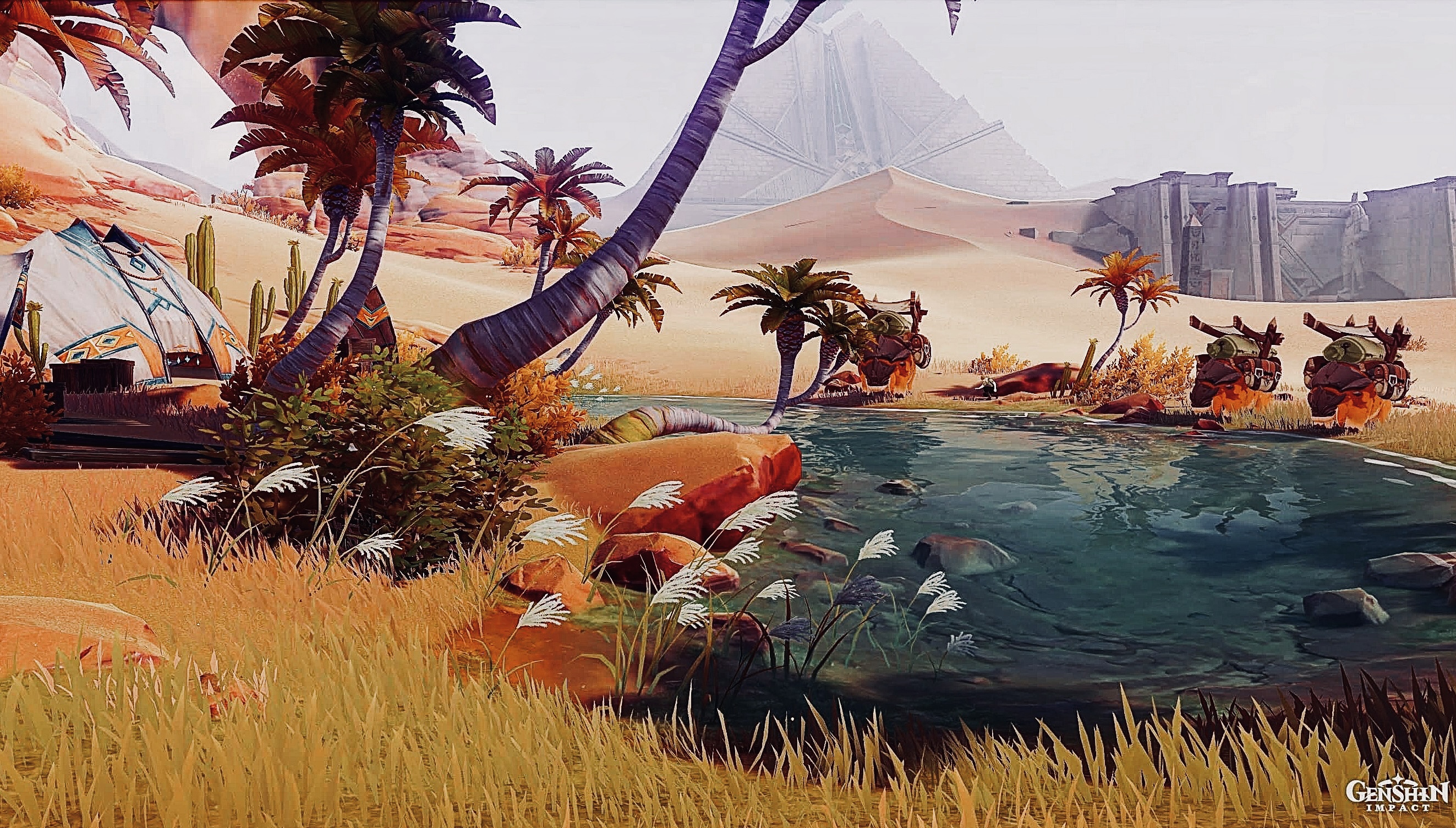 This oasis was too beautiful to not take a shot of Genshin Impact | HoYoLAB