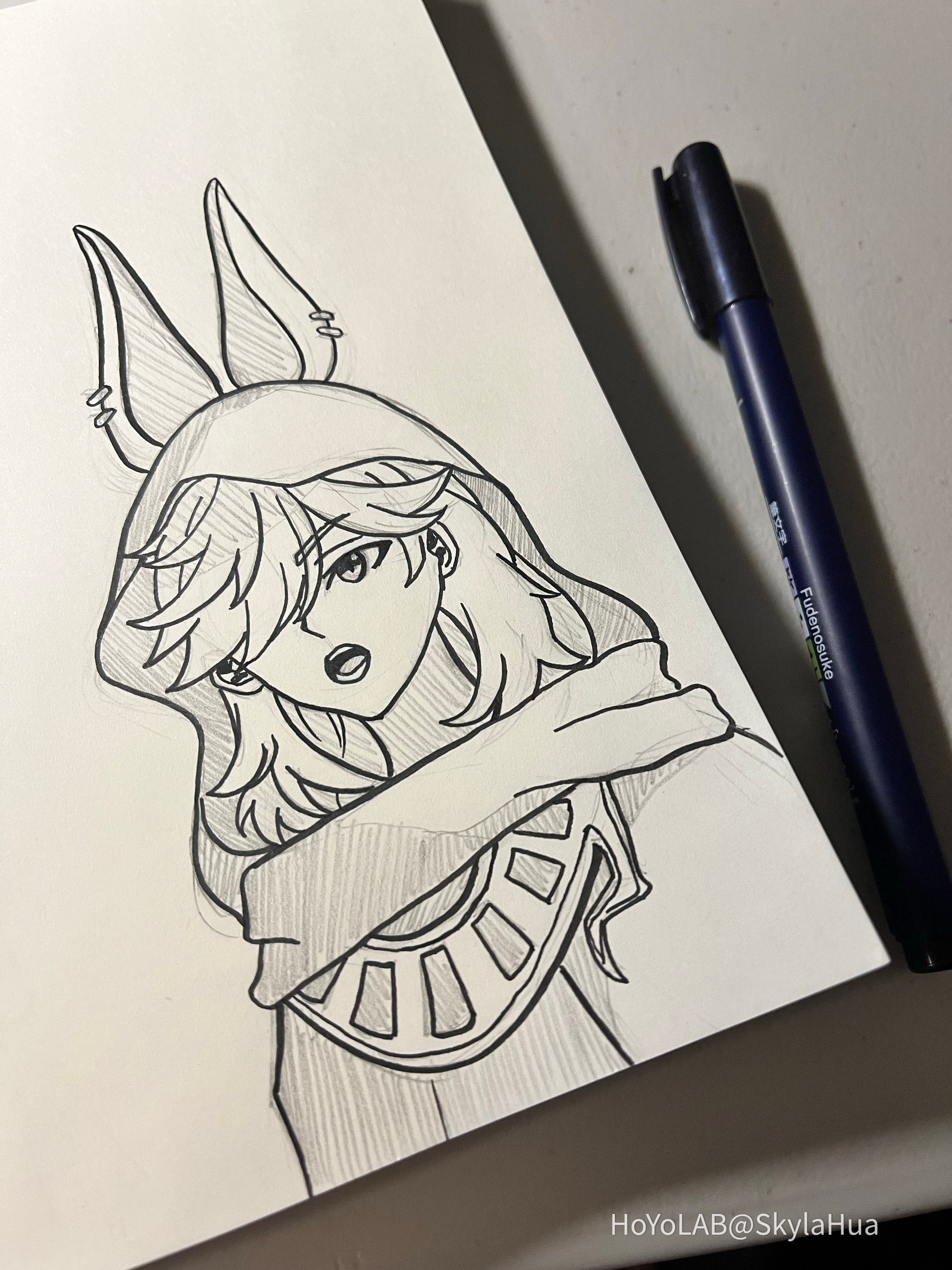 Daily Sketch - Cyno Genshin Impact | HoYoLAB