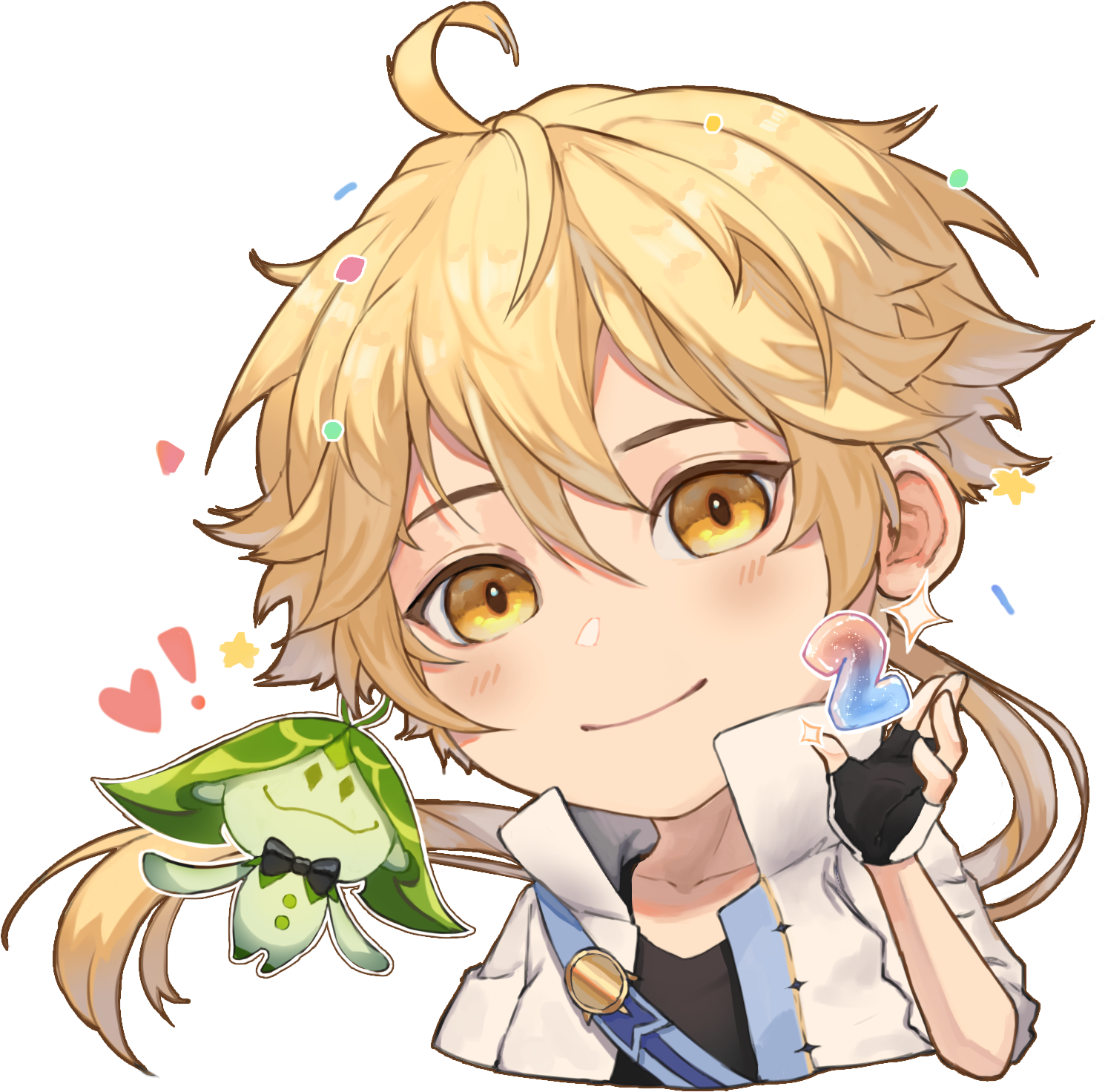 Aether Aranara Anniversary Emoji Genshin Impact | HoYoLAB