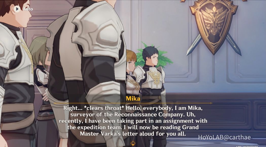 Mika Cutscene Stills and Varka's Letter Genshin Impact | HoYoLAB