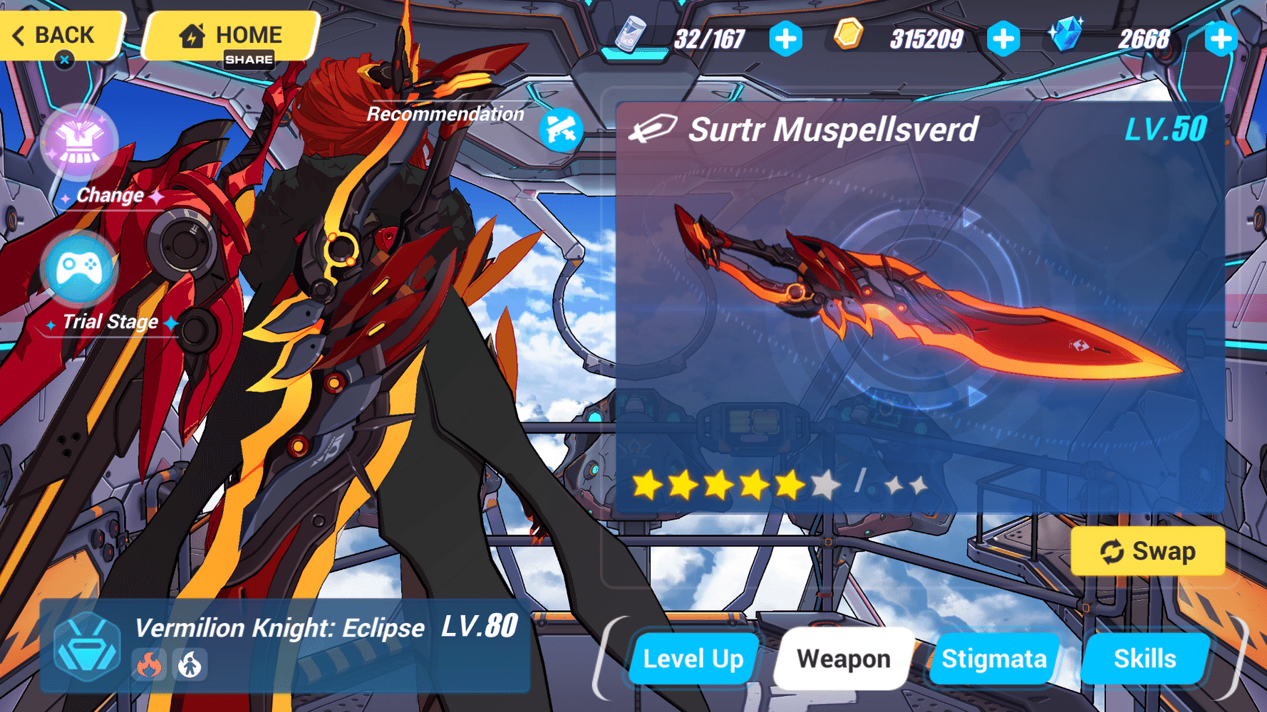 update on my vermillion knight: eclipse build | Honkai Impact 3rd | HoYoLAB