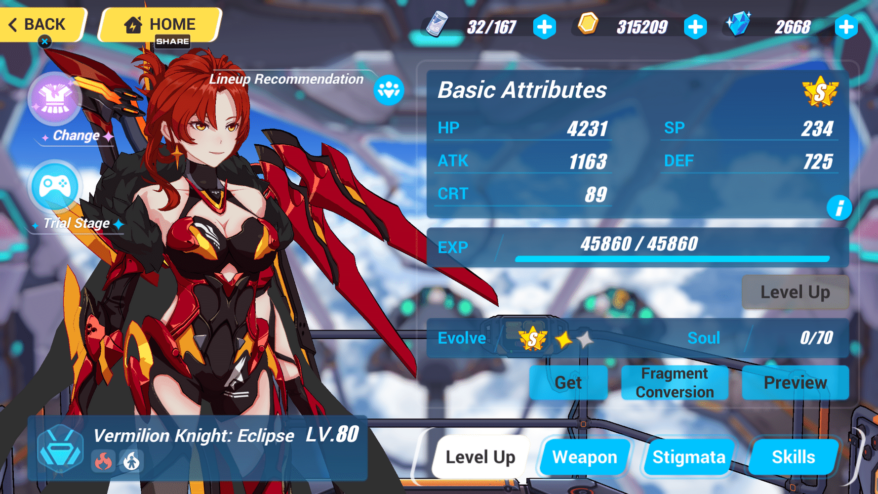update on my vermillion knight: eclipse build | Honkai Impact 3rd | HoYoLAB