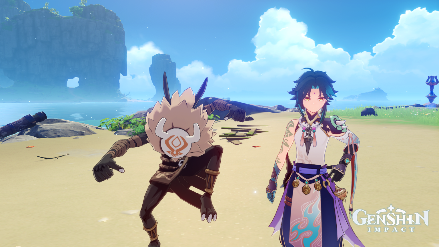 Vibing with hillichurl on Haar Islands Genshin Impact | HoYoLAB