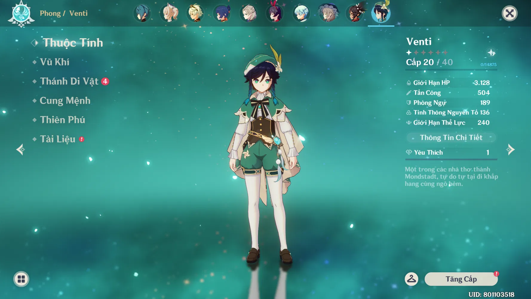 buff luck cho mọi người roll venti! Genshin Impact | HoYoLAB