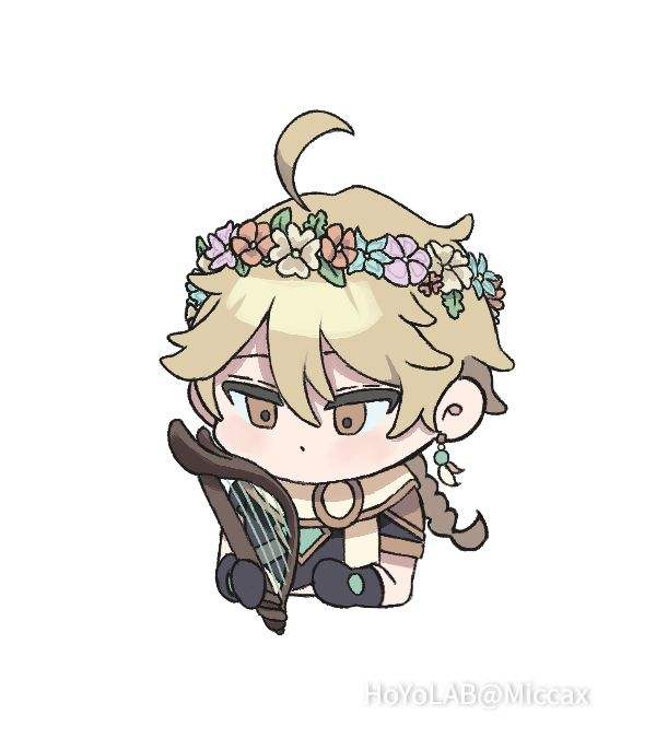Aether flower crown emoji Genshin Impact | HoYoLAB