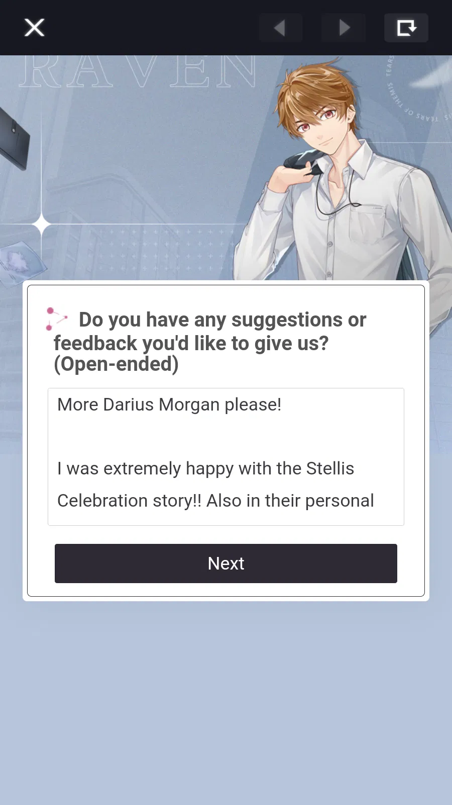 Priorities as I need to get my point sent Tears of Themis | HoYoLAB