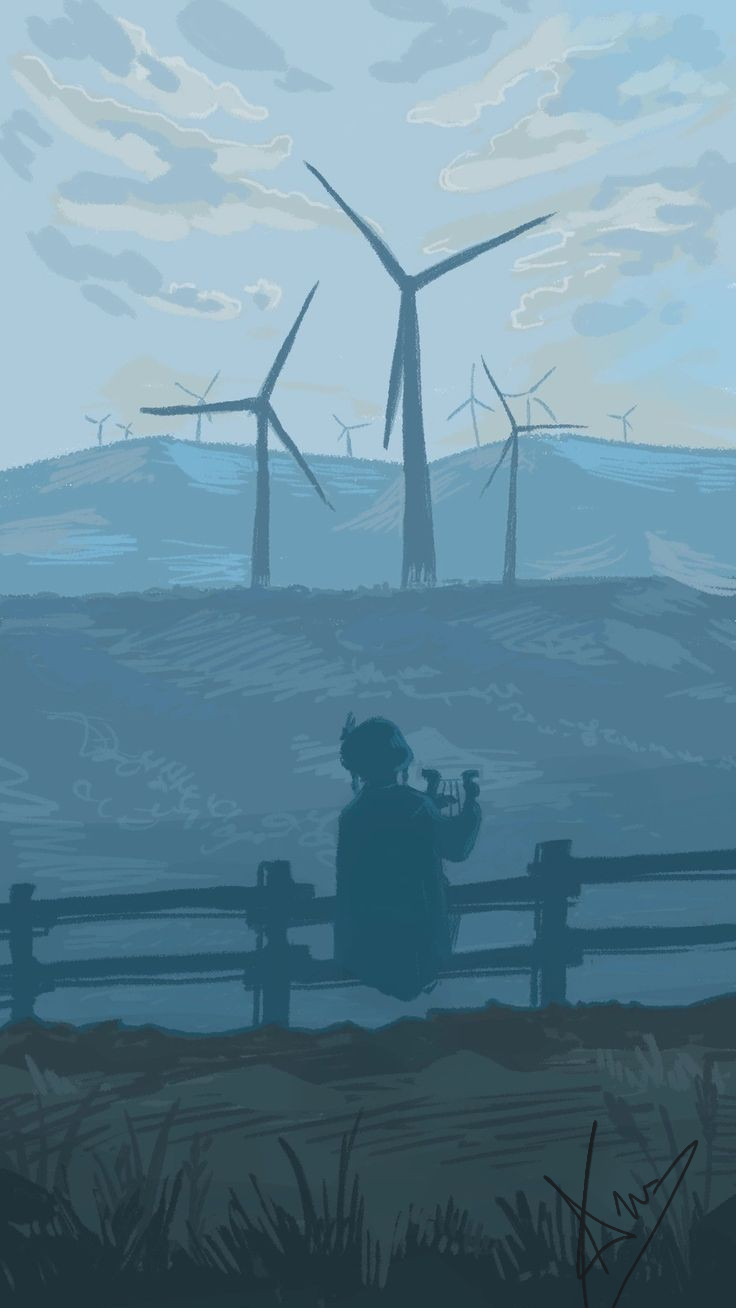 a drawing of our dear archon anemo :3 Genshin Impact | HoYoLAB