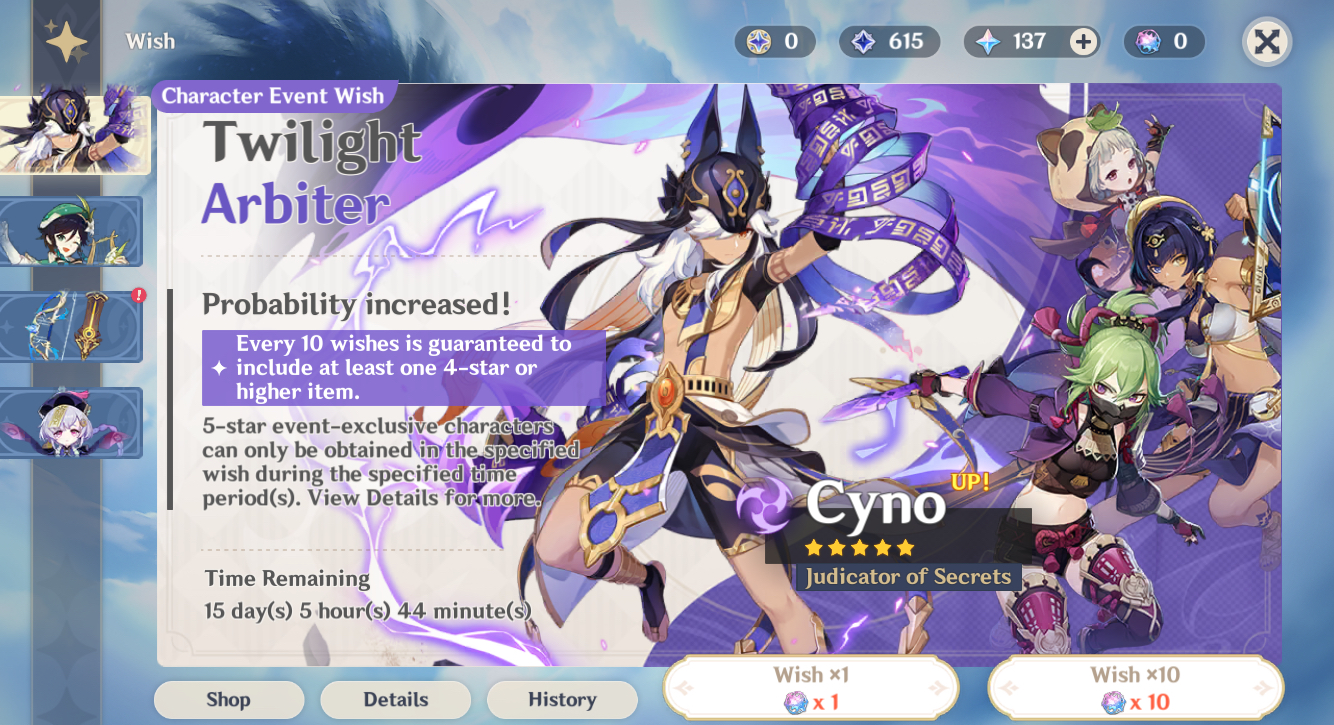 Cyno come home pls Genshin Impact | HoYoLAB