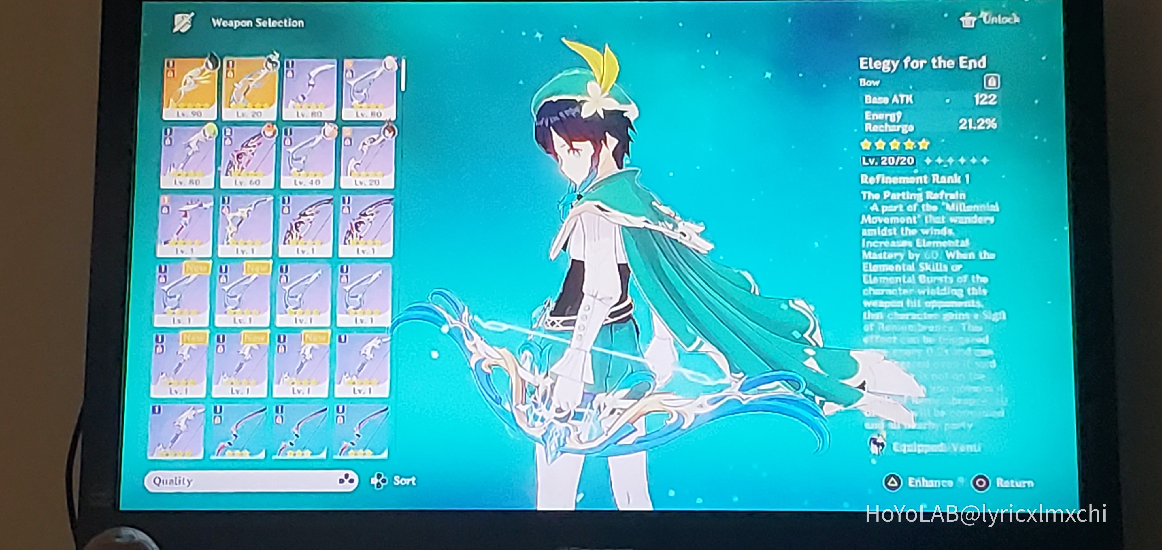 venti's weapon Genshin Impact | HoYoLAB