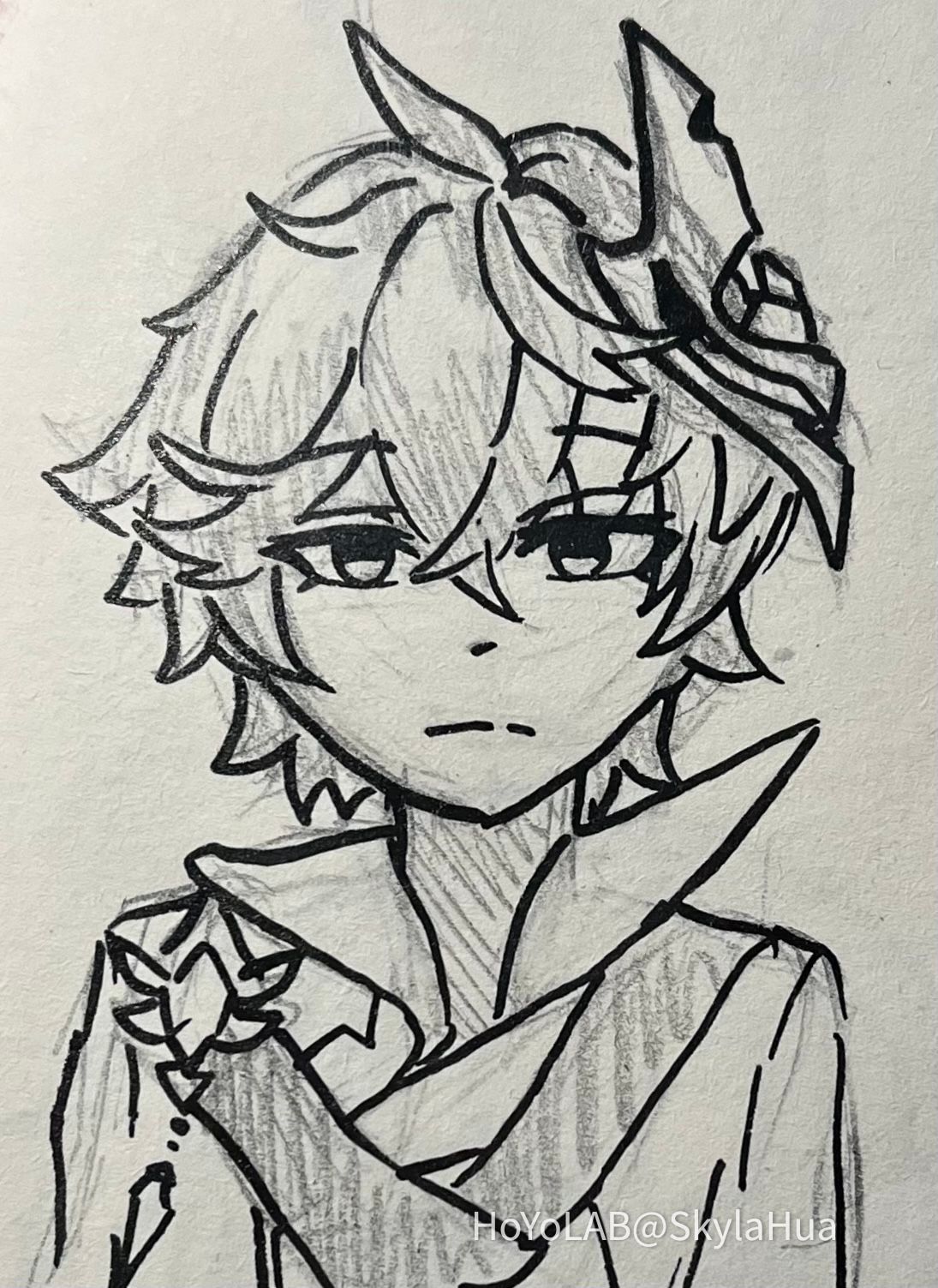 One last doodle for the night Genshin Impact | HoYoLAB