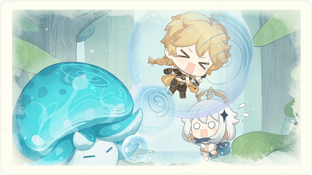 Even in this web event these bubbles haunt me Genshin Impact | HoYoLAB