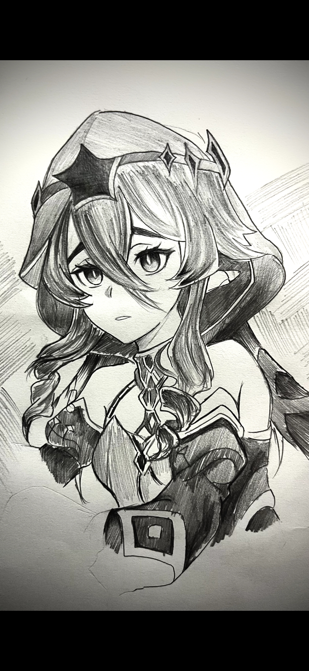 Layla sketch done Genshin Impact | HoYoLAB