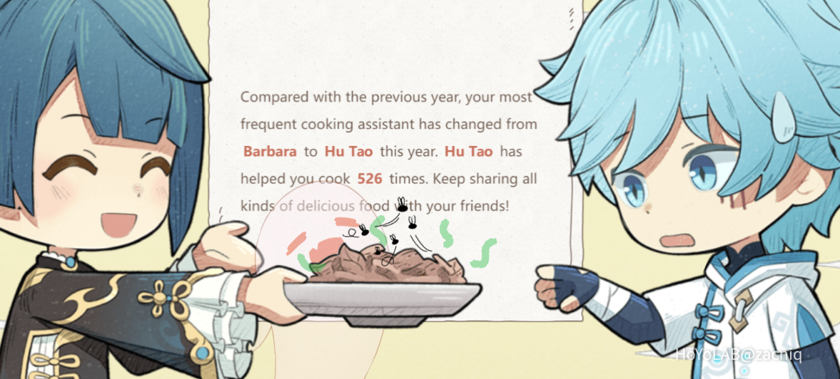 Thanks to Hutao I have become a suspicious food enjoyer Genshin Impact ...