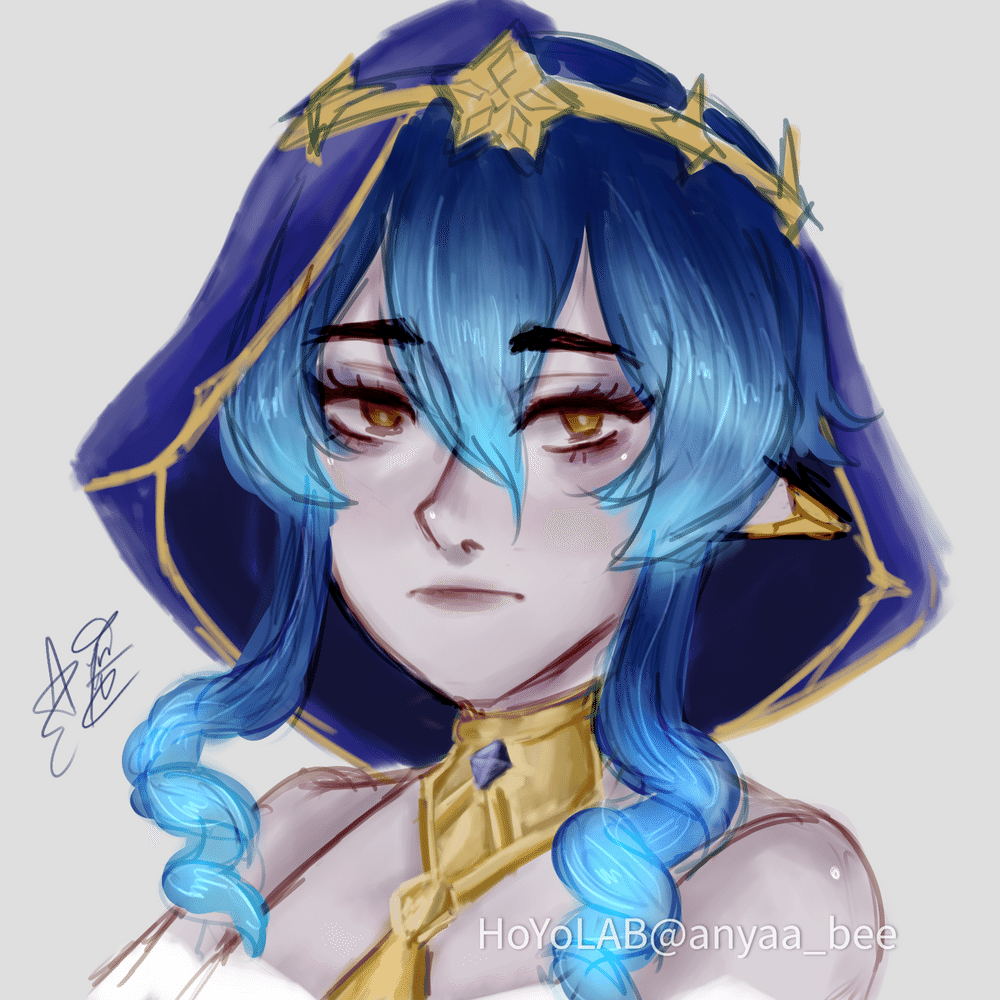 Layla Sketch ! Genshin Impact | HoYoLAB