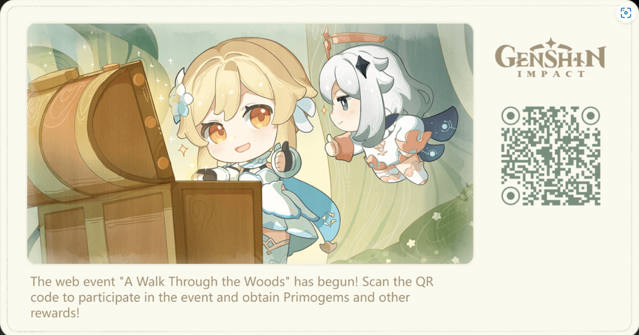 A walk through the woods with Paimon Genshin Impact | HoYoLAB