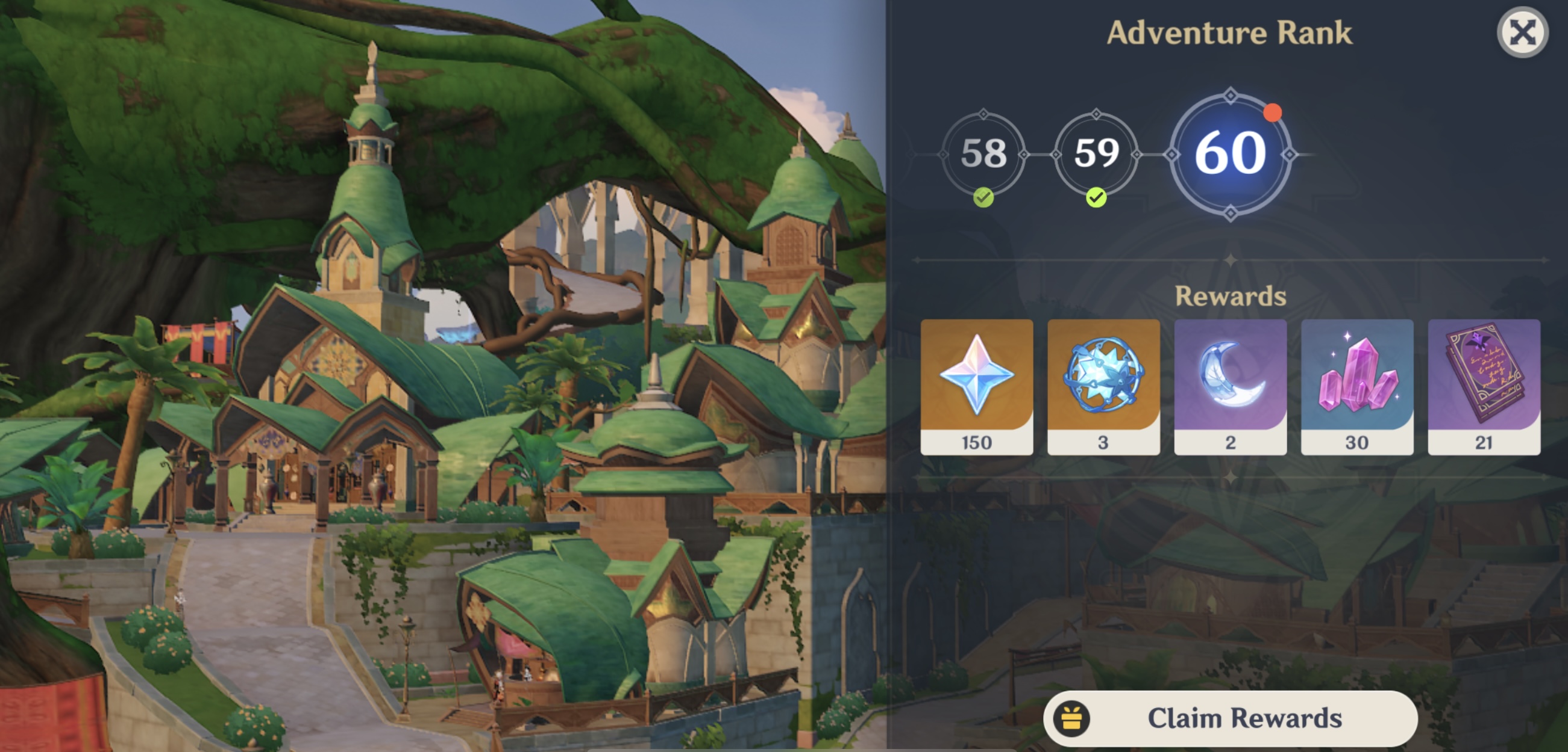 ⚜️ Finally my adventure rank is 60 ⚜️ Genshin Impact | HoYoLAB