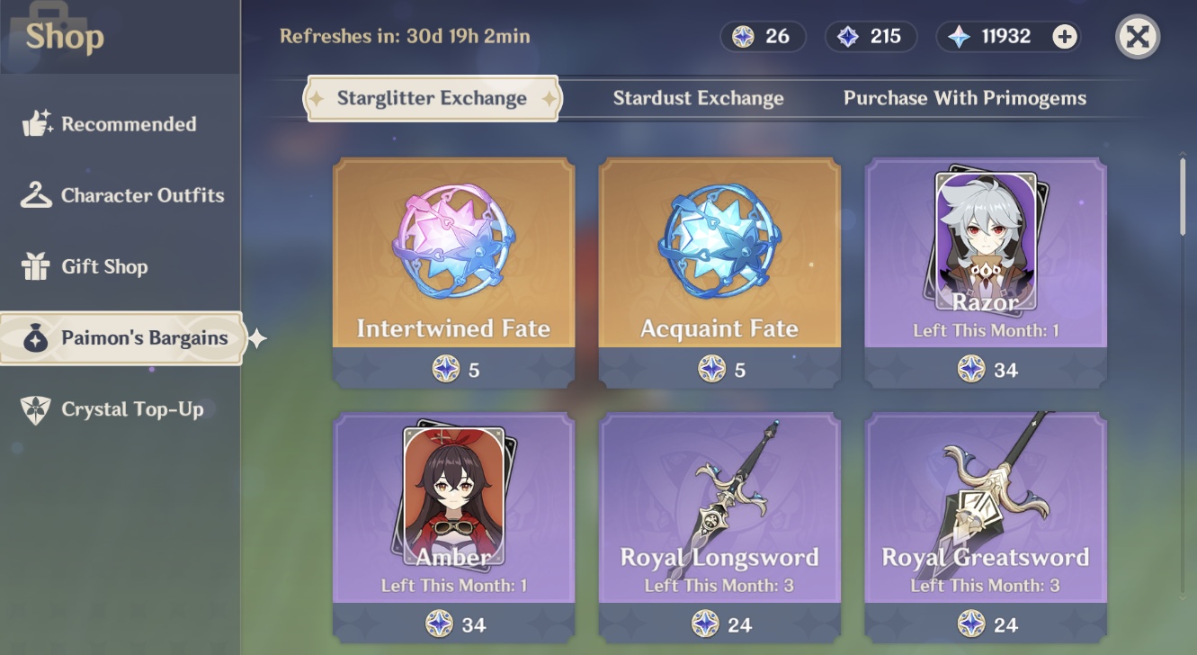 Shop reset October 2022!! ️🥰 Genshin Impact | HoYoLAB