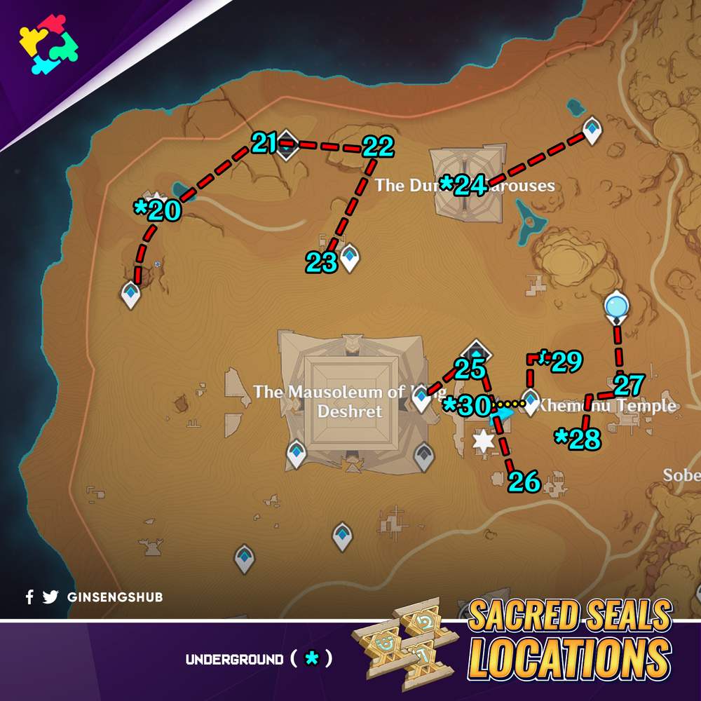 [v3.0] 60 Sacred Seals Locations PART 1 (30/60) Genshin Impact | HoYoLAB