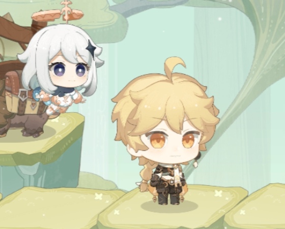 behold aether and paimon Genshin Impact | HoYoLAB