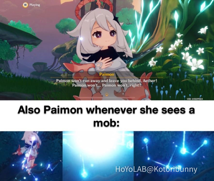 Paimon will never leave you.. Right? Genshin Impact | HoYoLAB