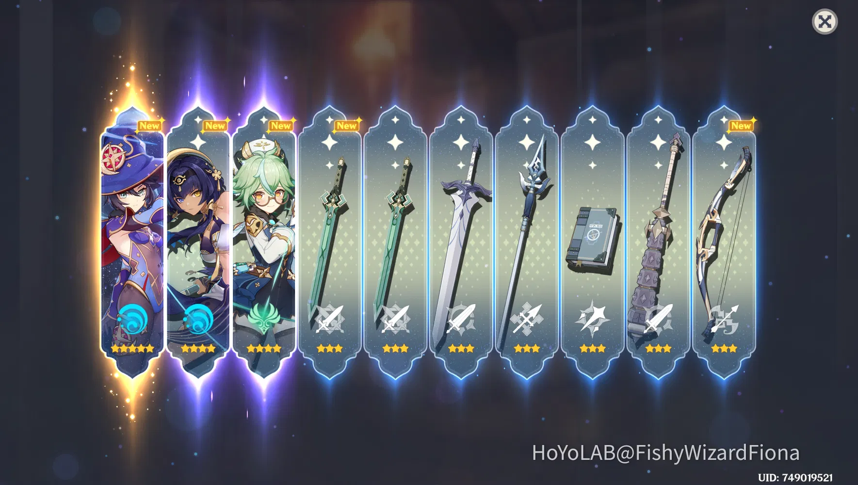 10 pull Genshin Impact | HoYoLAB
