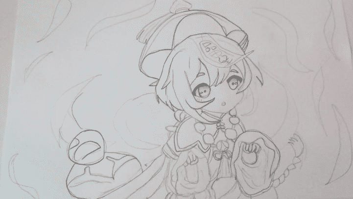 Qiqi Scetch, Done! Genshin Impact | HoYoLAB