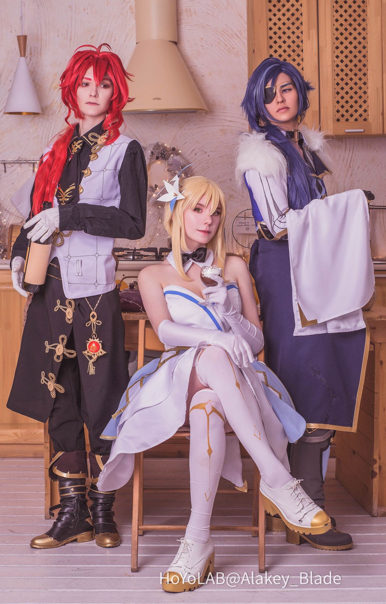 Diluc, Kaeya, Lumine Maid Genshin Impact | HoYoLAB